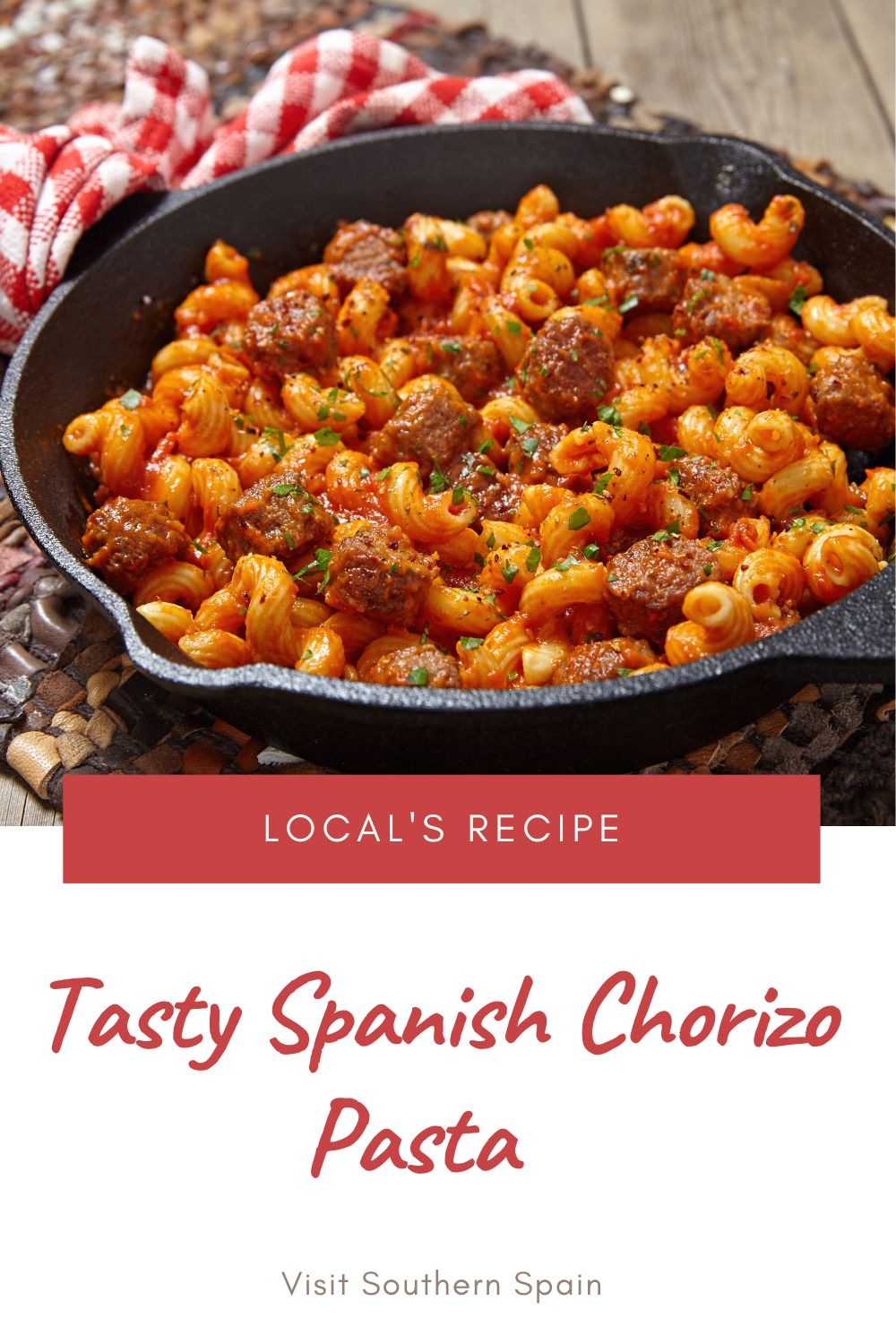 Spanish Chorizo Pasta with Tomato Sauce Recipe