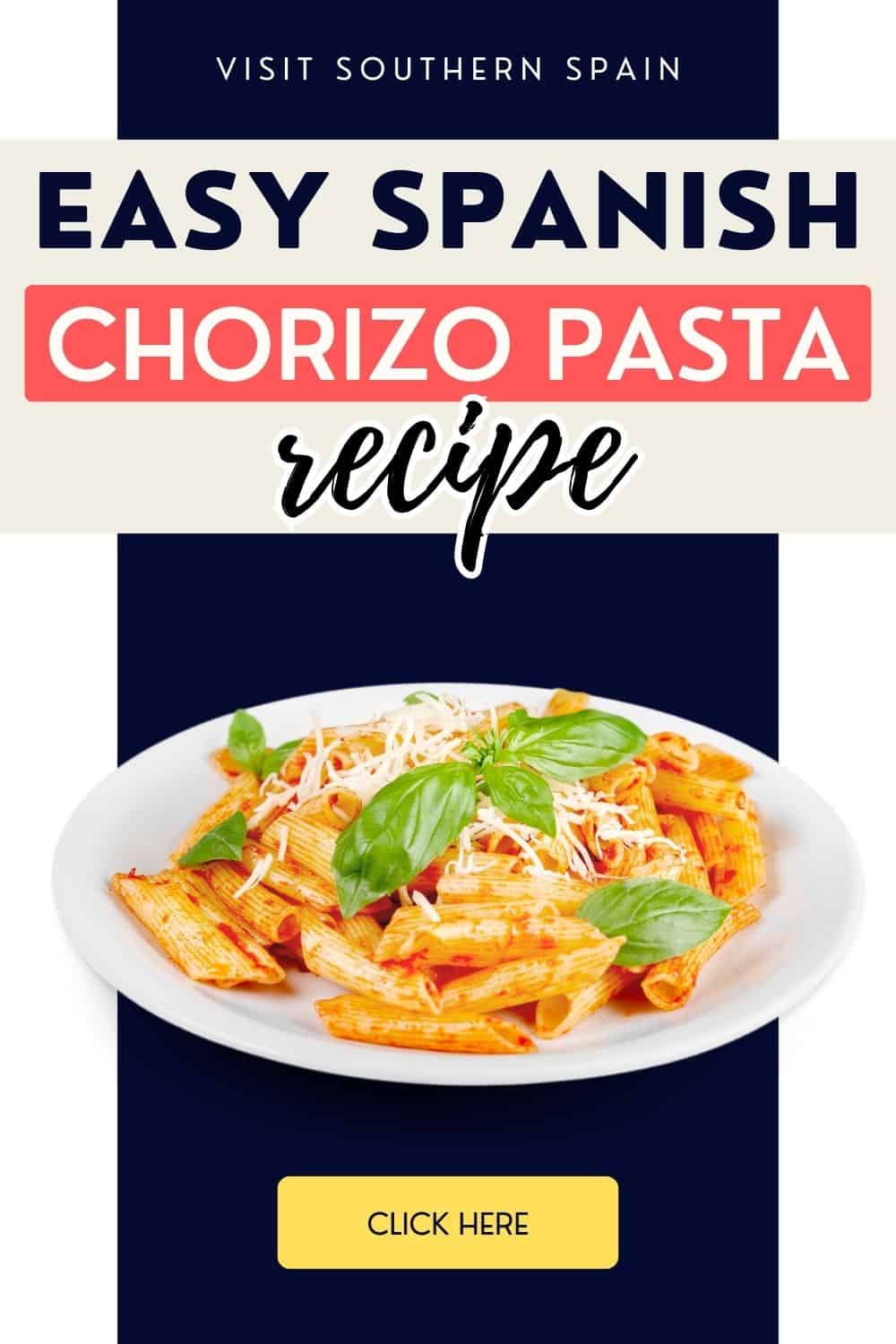 Spanish Chorizo Pasta with Tomato Sauce Recipe