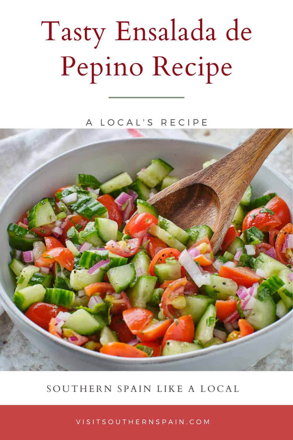 Easy Ensalada de Pepino - Spanish Cucumber Salad Recipe - Visit ...