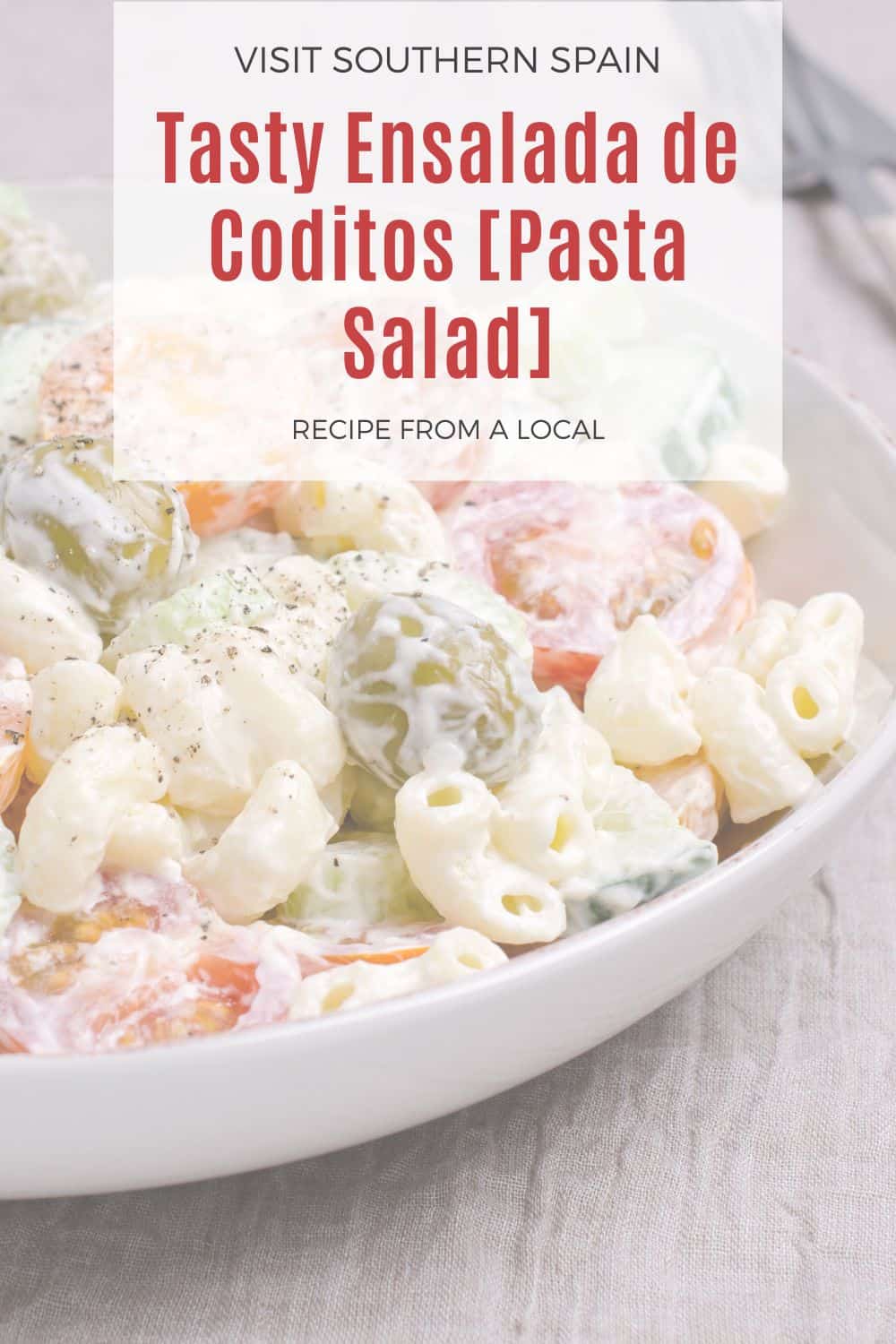 Creamy Ensalada de Coditos Recipe [ Best Pasta Salad] - Visit Southern ...