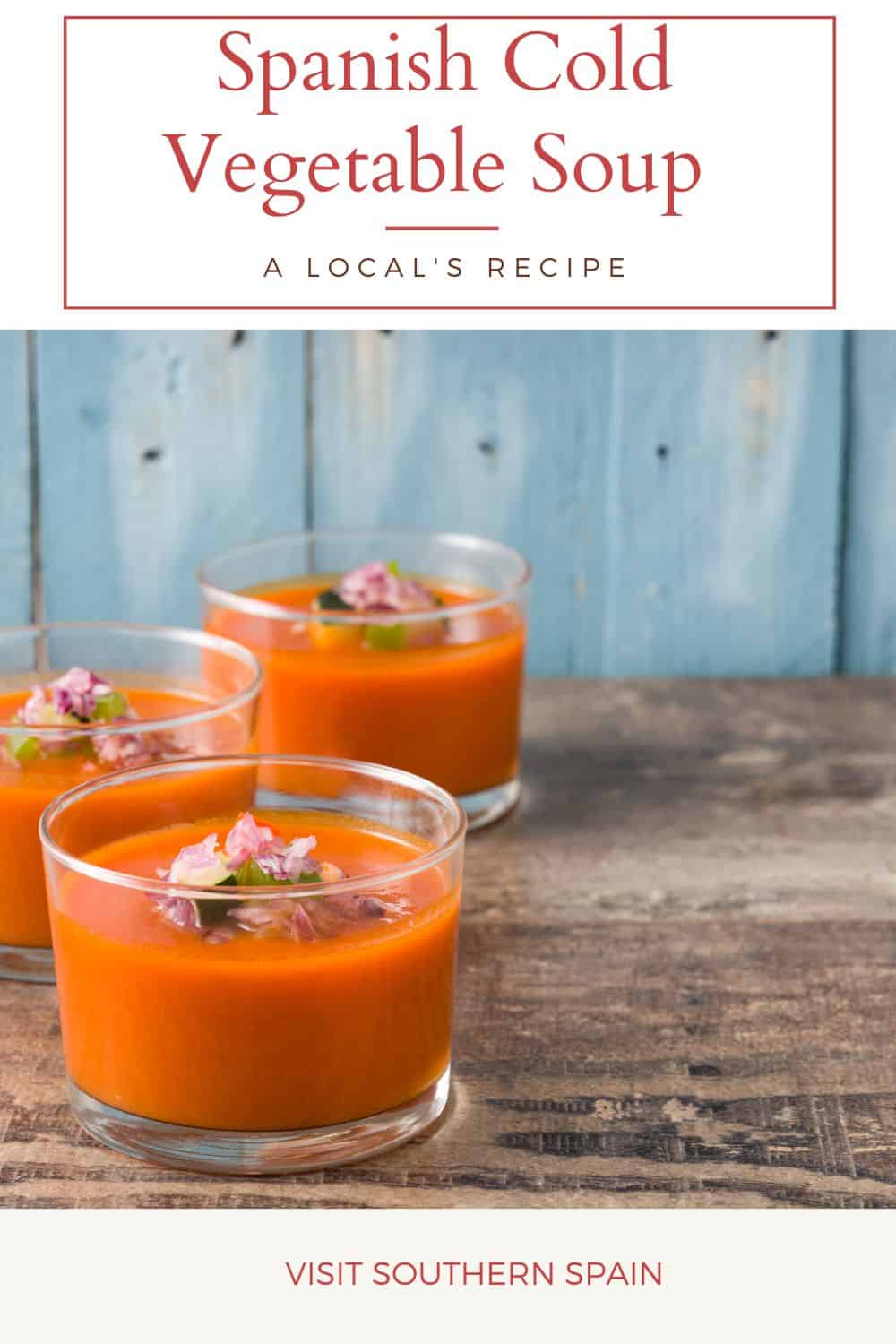 Spanish Cold Vegetable Soup Recipe - Visit Southern Spain
