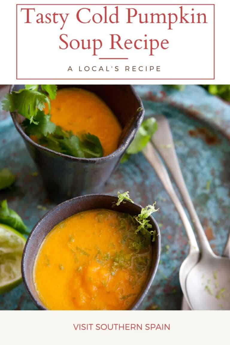 Cold Pumpkin Soup Recipe from Spain - Visit Southern Spain
