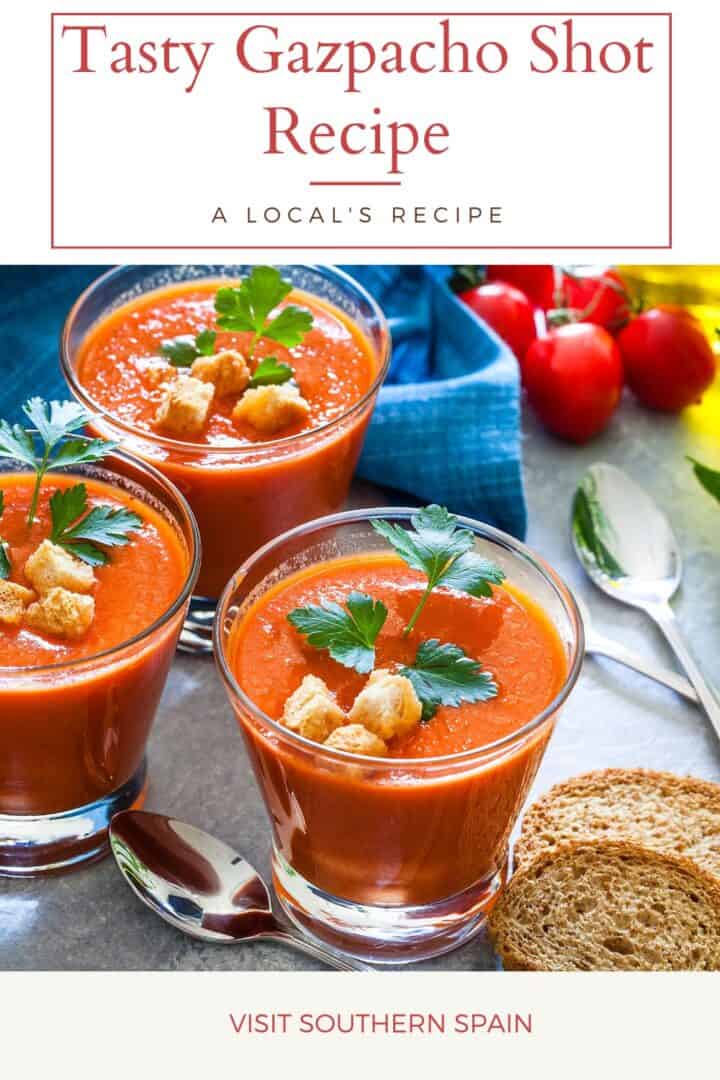 Easy Gazpacho Shot Recipe - Visit Southern Spain