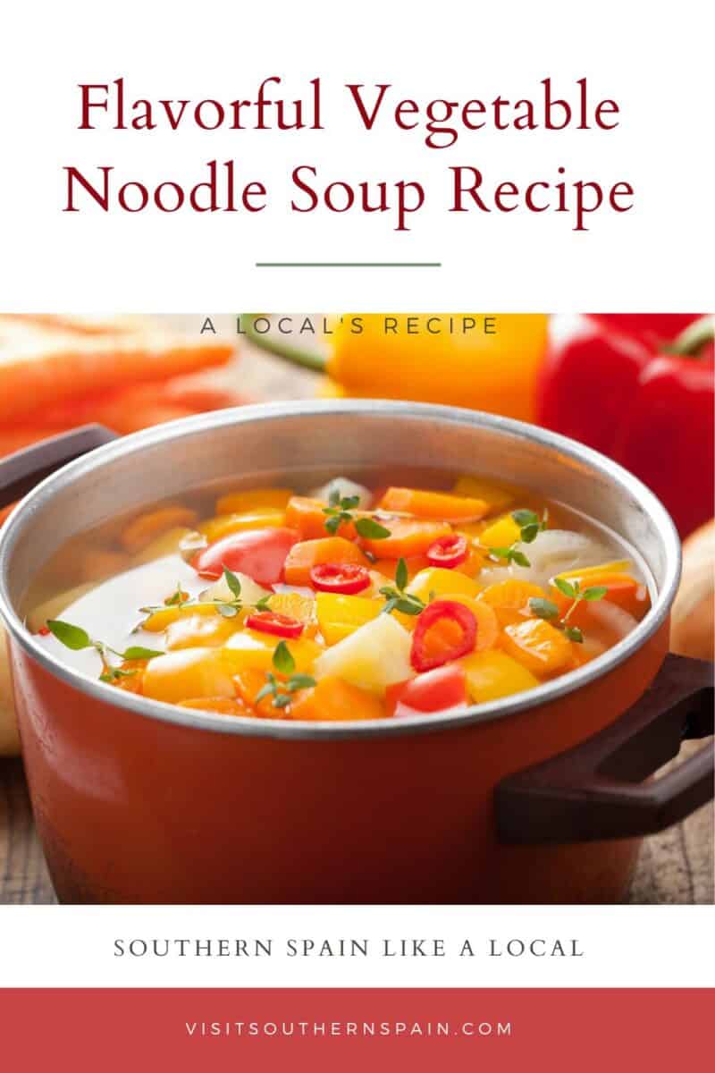 Tasty Vegetable Noodle Soup Recipe - Visit Southern Spain
