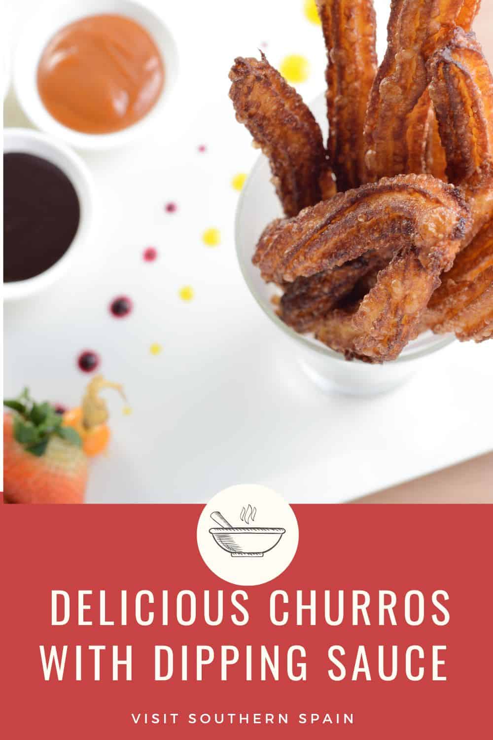 Quick Churros With Dipping Sauce Recipe - Visit Southern Spain