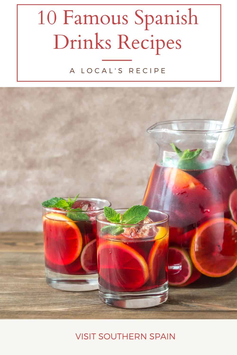 10 Famous Spanish Drinks Recipes - Visit Southern Spain